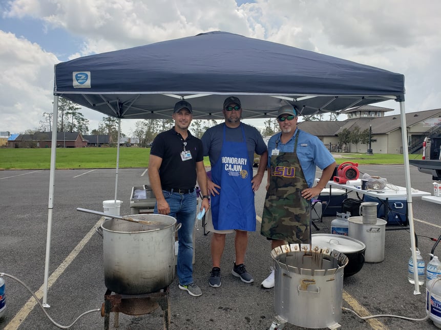A Gumbo Cookout Brings Joy to Hospital in the Aftermath of Hurricane Laura