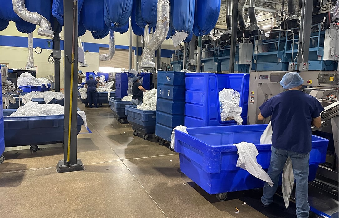 56 Million Pounds of Linen: Life Inside a Laundry Plant